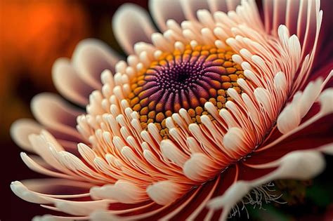 Premium Ai Image Macro Flower Photography