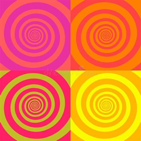 Vintage Psychedelic Spiral Stock Illustrations 5786 Vintage Psychedelic Spiral Stock