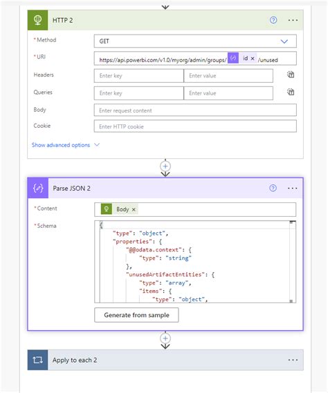 solved usage of power bi rest api in power automate microsoft fabric