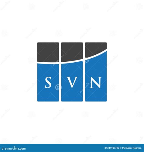 Svn Letter Logo Design On White Background Svn Creative Initials Letter Logo Concept Svn