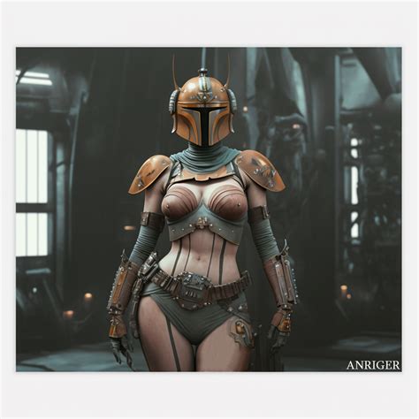 Rule 34 Ai Generated Alternate Costume Anriger Cleavage Female Front View Mandalorian