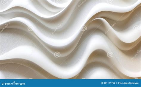 Abstract White Wave Pattern Background Design Stock Illustration Illustration Of Serene
