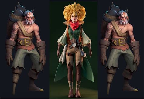Create Stylized 3d Character 3d Game Character Modeling For Unreal