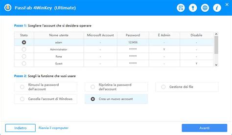 Passfab 4winkey Guida Rimuovere O Reimpostare La Password Di Accesso