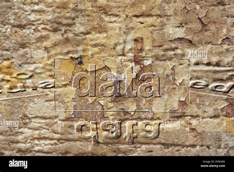Data Grunge Concept Stock Photo Alamy