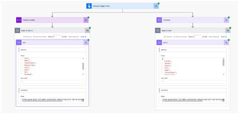 power automate data operation compose vs variable power platform