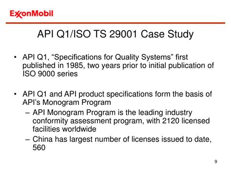 PPT API Q1 And ISO TS 29001 A Case Study In Successful Collaboration PowerPoint Presentation