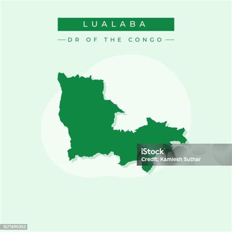 Vector Illustration Vector Of Lualaba Map Democratic Republic Of The