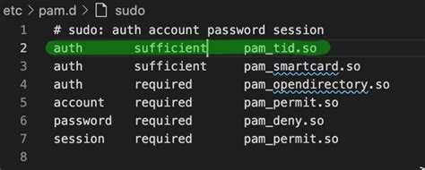 Use Macos Touch Id With Sudo In Command Line The Hot Code