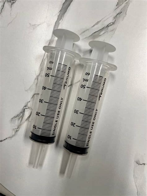 60ml Syringe Health And Nutrition Medical Supplies And Tools On Carousell