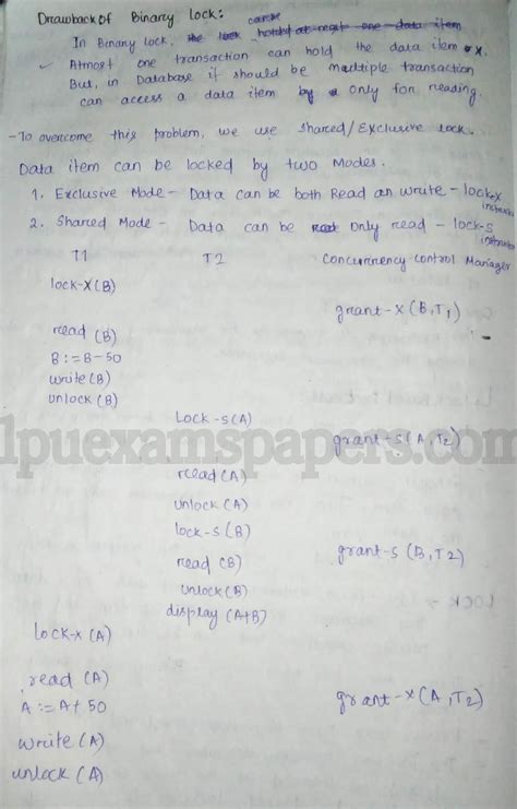 LPU Exams Papers Notes CA MTE ETE Projects LPU INT 306 DBMS UNIT 4 Complete Notes