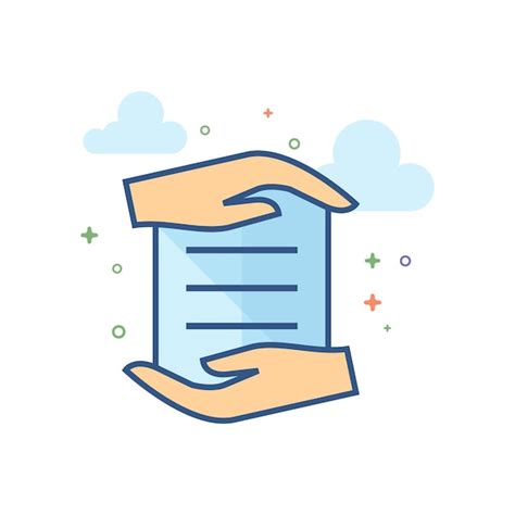 Premium Vector Data Protection Icon Flat Color Style Vector Illustration