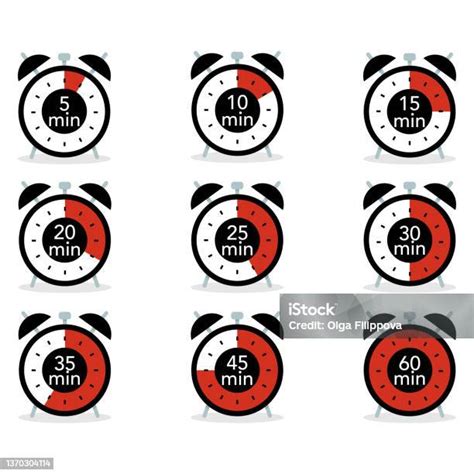 Jam Pengiriman Ekspres Stopwatch Atau Timer Yang Diatur Dengan Waktu