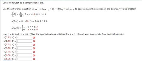 solved use a computer as a computational aid use the