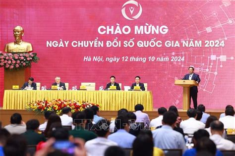 Thủ tướng dự sự kiện Chào mừng Ngày Chuyển đổi số quốc gia năm 2024