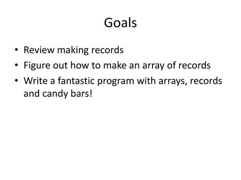 Computer Science 2 Arrays Of Records Ppt Download