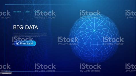 추상 낮은 폴리 구 디지털 네트워크 배경 기하학적 미래 파란색 기술 배경입니다 낮은 폴리 와이어 프레임 벡터 디자인 0명에 대한 스톡 벡터 아트 및 기타 이미지 Istock