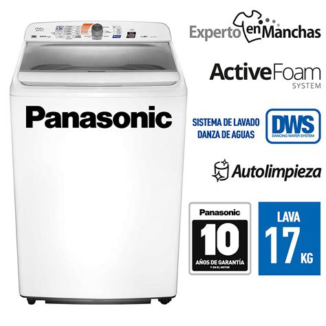 Lavadora Panasonic De 17 Kg Na F170h7wrh Bazar San Miguel