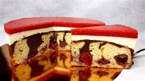 Торт Хвилі Дунаю з полуницею Рецепт торта Хвилі Дунаю Youtube
