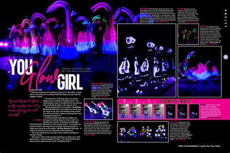Lights Out Pep Rally Yearbook Spread In 2025 Yearbook Pages Yearbook
