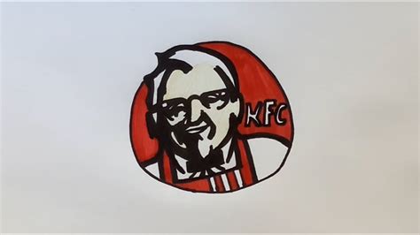 How To Draw Kfc Logo Step By Step