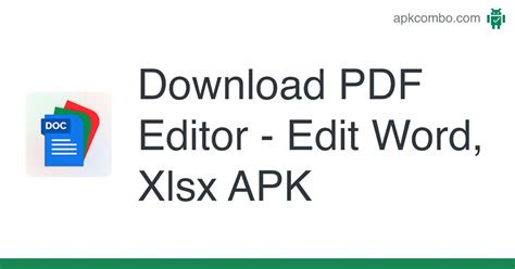 Pdf Editor Edit Word Xlsx Apk Android App Free Download