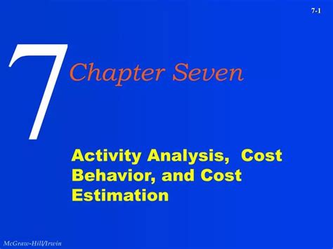 Ppt Activity Analysis Cost Behavior And Cost Estimation Powerpoint