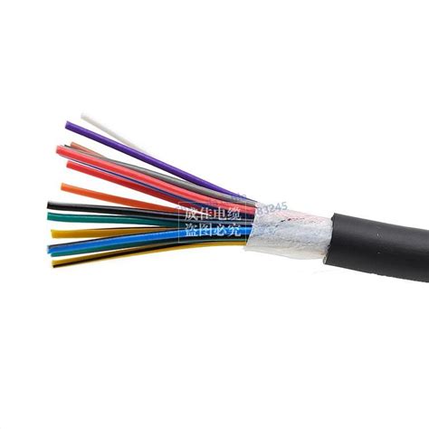 Flexible Shielded Control Cable Braided Multi Core Drag Chain Cable Flexible Data Cable With