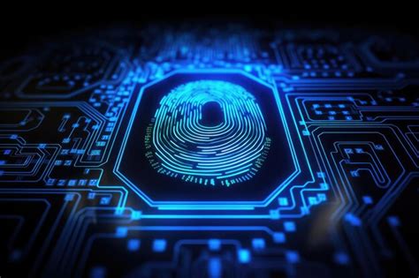 Premium Ai Image Fingerprint Biometrics For Future Security And Password Control In Advanced