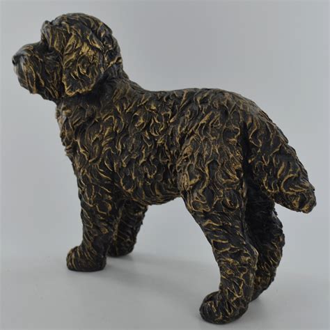 Large Cockapoo Cold Cast Bronze Sculpture