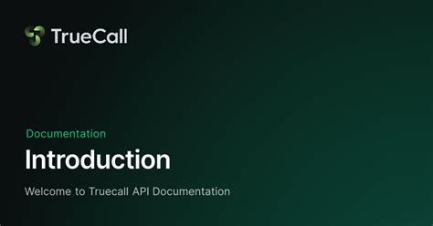Introduction Api Specs