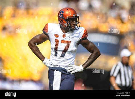 Pittsburgh Pa Usa 6th Oct 2018 Syracuse 17 Jamal Custis During The Pitts Panthers Vs