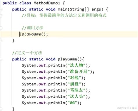 学java第五天 方法 Csdn博客