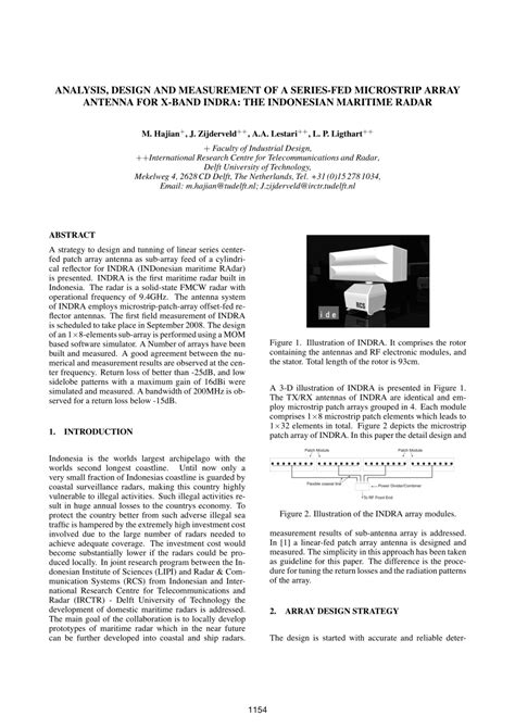 Pdf Analysis Design And Measurement Of A Series Fed Microstrip Array