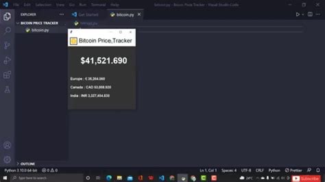 How To Make A Real Time Bitcoin Price Tracker Using Python Python