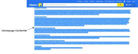 flipkart homepage content image mitasys technologies