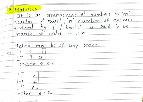 SOLUTION Basics Of Matrices Studypool
