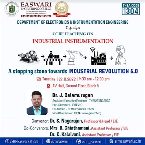 Industrial Instrumentation Srm Easwari Engineering College