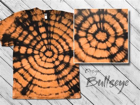 Reverse Tie Dye T Shirt Unique Black Bleached Grunge Tee Handmade