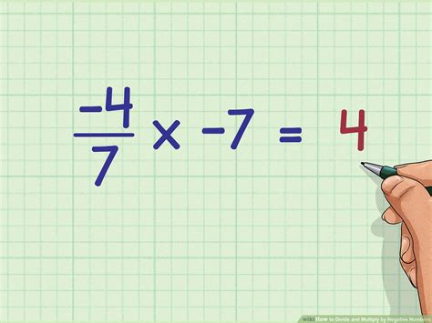 Dividing By A Negative Number How To Divide And Multiply By Negative Numbers Wikihow