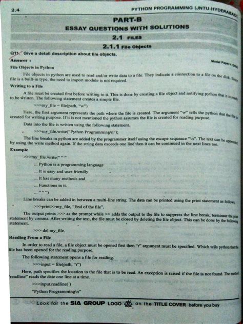 Python Unit 2 Pdf