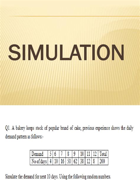 Simulation Of Daily Demand Forecasting Using Monte Carlo Technique