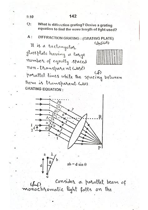 SOLUTION Diffraction Grating Grating Equation Studypool