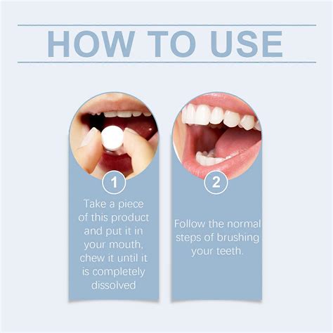 Toothpaste Tablets Gentle Ingredients To Clean Tooth Dirt And Protect