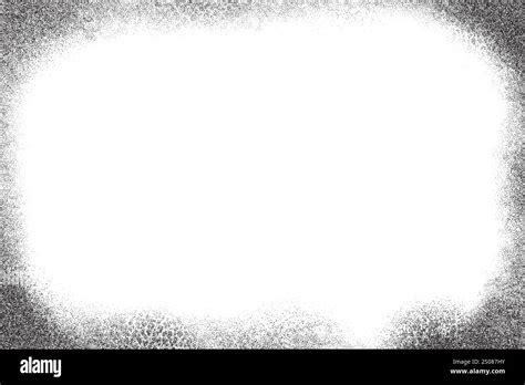 grunge edge frame textured grainy border on white background rough