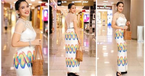 ဖြူစင်ရိုးသားတဲ့ အကြည့်တွေနဲ့ မြန်မာ ဆန်ဆန် ဝတ်စားဆင်ရင်ကာ မြင်သူတိုင်းရဲ့ရင်ထဲ အေးမြစေလောက်တဲ့