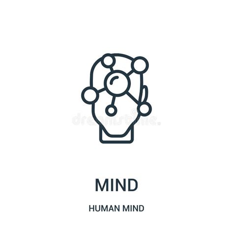 Mind Icon Vector From Human Mind Collection Thin Line Mind Outline Icon Vector Illustration