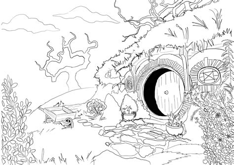 Hobbit Character Coloring Pages 2025