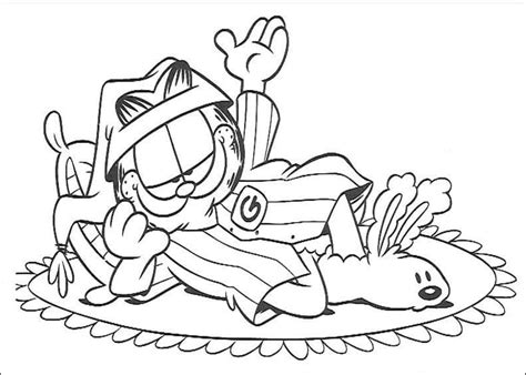 Coloriage Dessin Gratuit De Garfield Télécharger Et Imprimer Gratuit