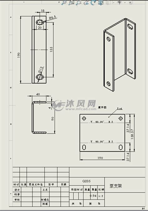 钣金工程图出图技巧钣金工图标准图纸钣金工图第20页大山谷图库